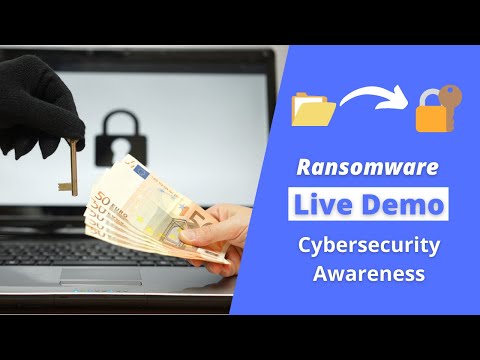 Ransomware (mini-project) || Live Demo || Cybersecurity Awareness #ransomware #miniproject # ...