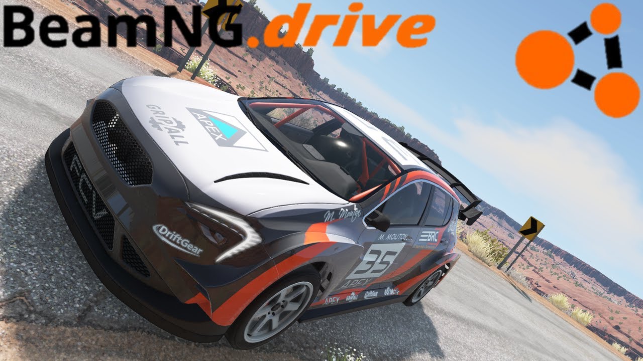 BeamNg drive - Cherrier Vivace Rally Asphalt Rallytrip#06 - YouTube