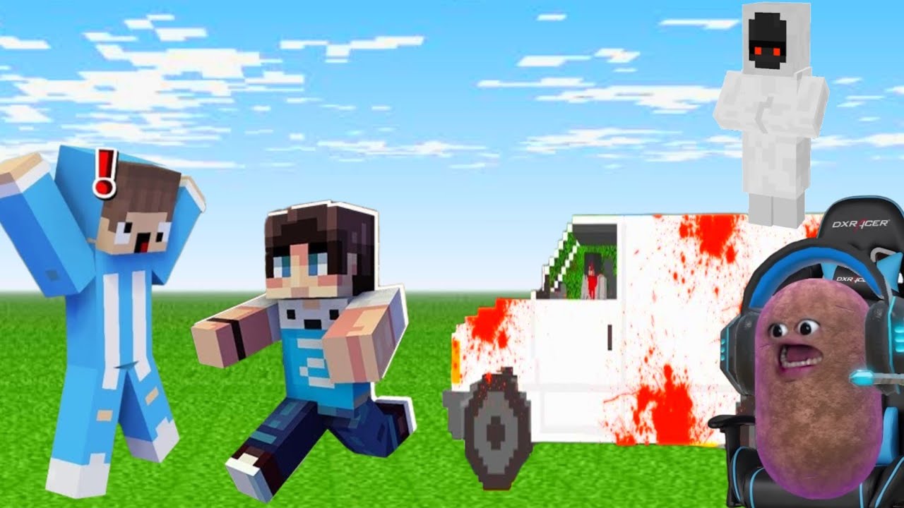 Reaksi Minecraft Horror, Stresmen, Mipan, Zuzuzu, Akudav, Bangjblox ...