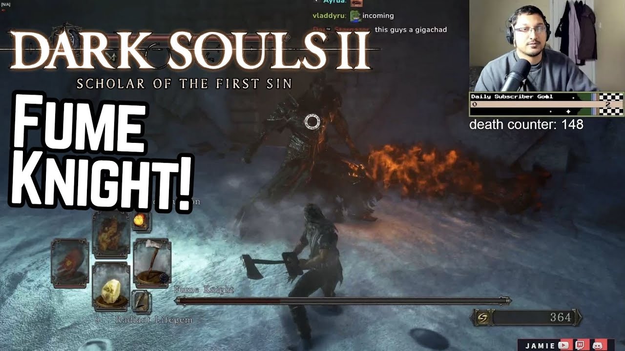 Beating Fume Knight First Try! (Dark Souls 2 DLC) - YouTube