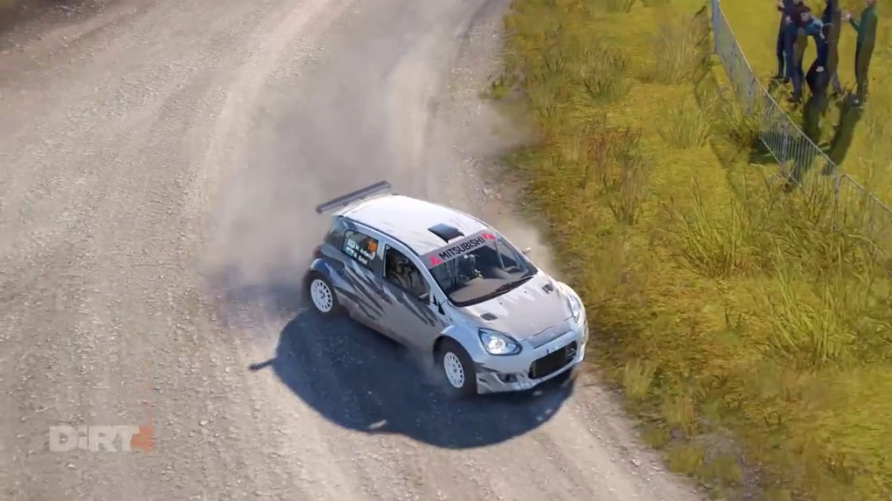 Mitsubishi Mirage R5 @ Welsh Valley 1 DiRT 4 - YouTube