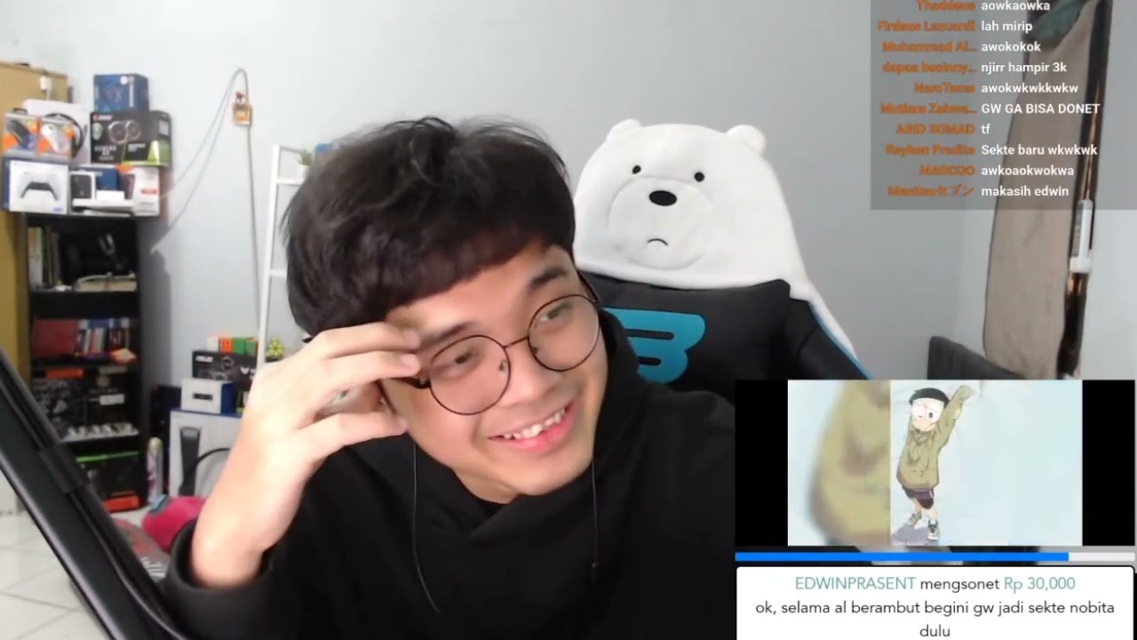 jadi selama ini Nobita menjadi streamer||naplive - YouTube