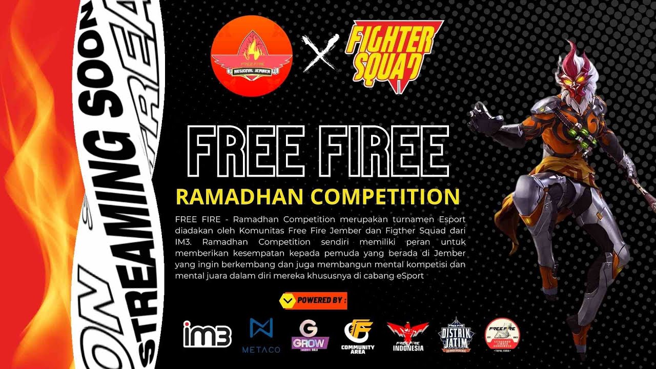 [LIVE FF] SQUAD FIGTHER FREE FIRE RAMADHAN COMPETITION - YouTube