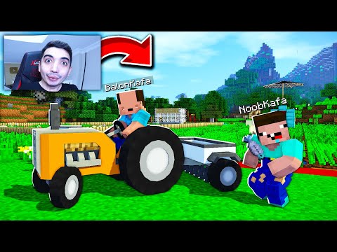 TERS MASKE YENİ TRAKTÖR ALIYOR !! - BalonCraft #351 - Minecraft