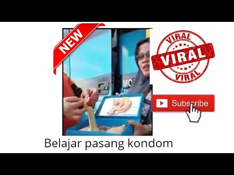 Ngakak ibu2 belajar pasang kondom