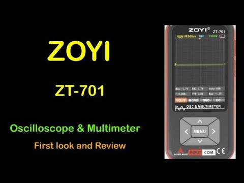 Zoyi ZT 701 Oscilloscope & Multimeter - First Look and Review - #213 - YouTube