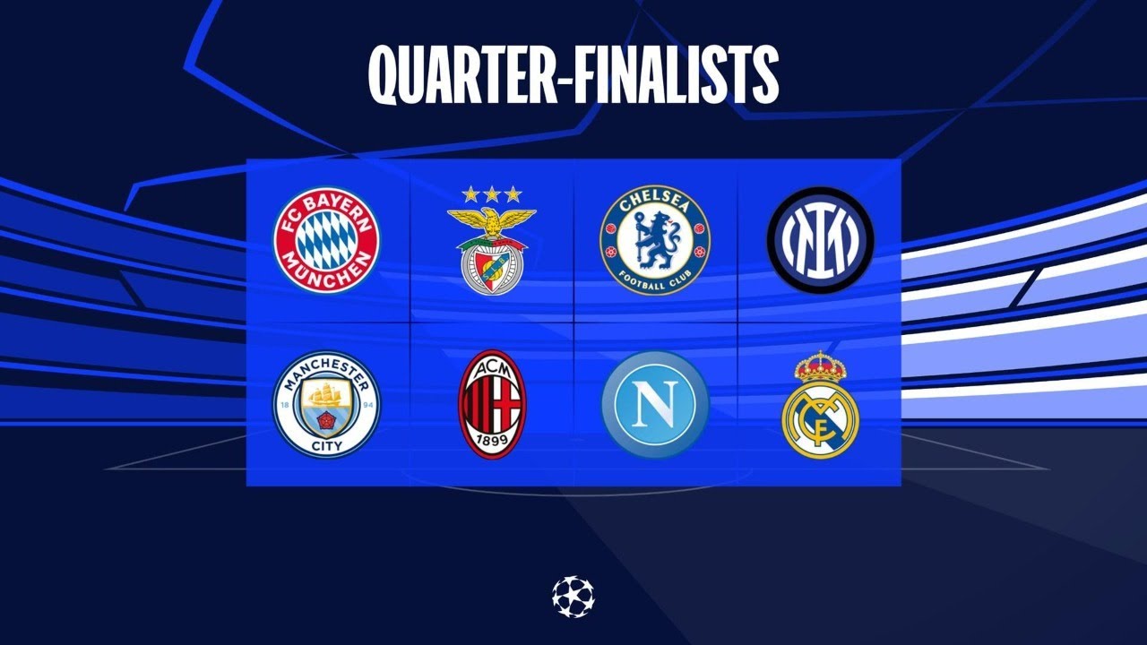 UCL Quarter Finals Draw || UEFA Champions League Quarter Finals Draw ...