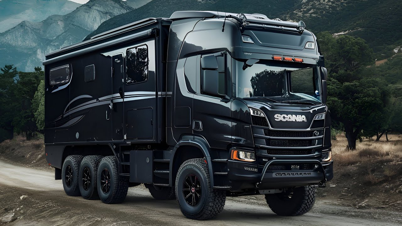 "2025 Scania Camper: Solar-Powered, Electric & Fully Automatic ...