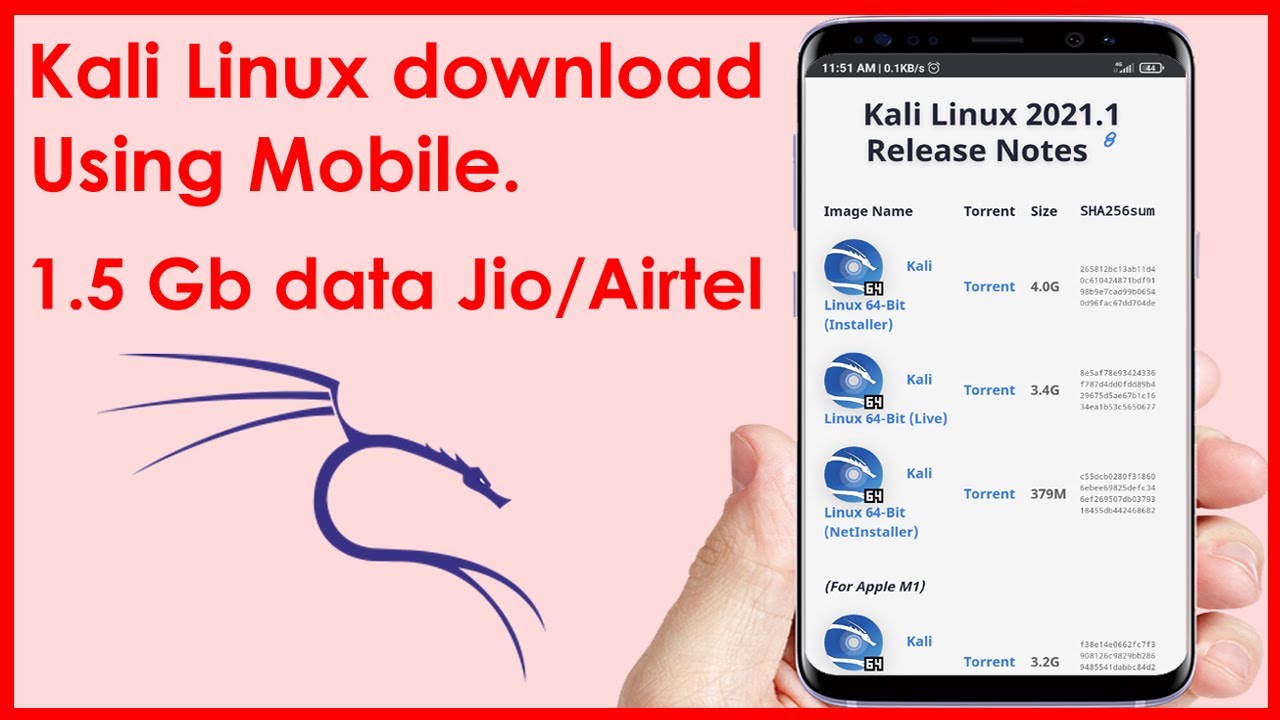 How to download kali linux using mobile phone Hindi | Mobile phone se ...