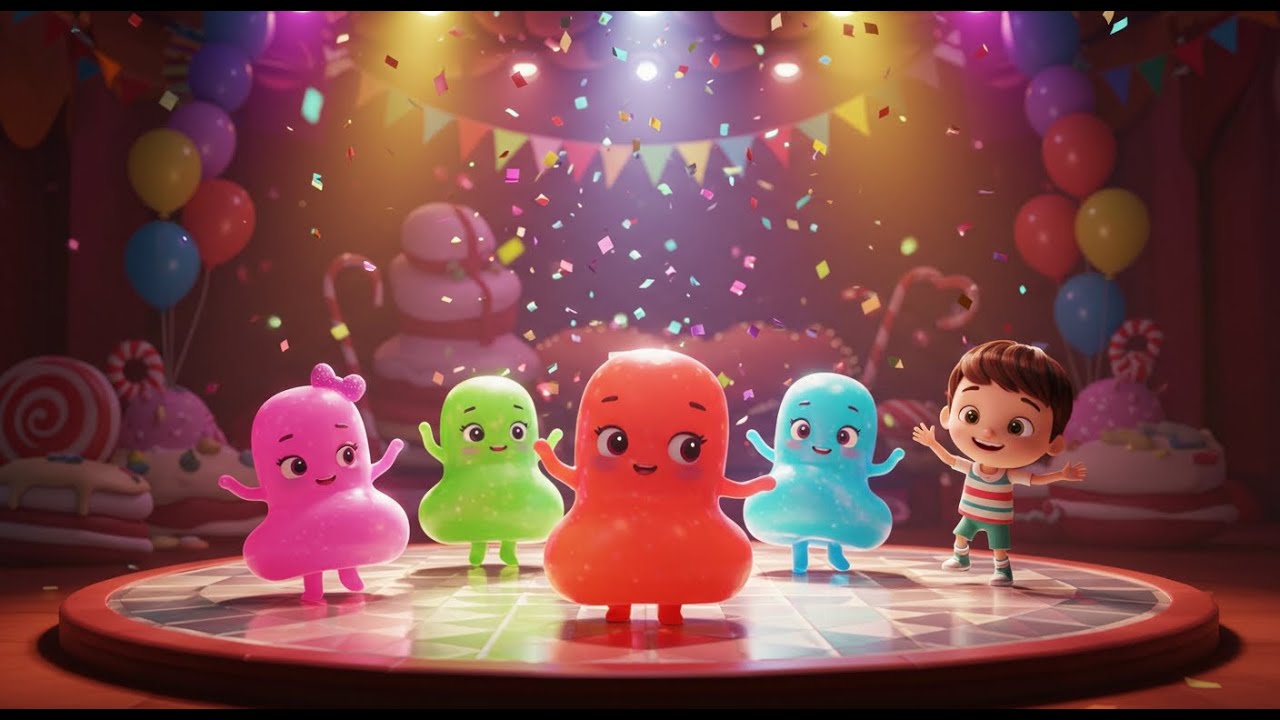 Wobble Wobble Jelly Dance | Silly Kids Rhyme | Wiggle, Shake and Laugh ...