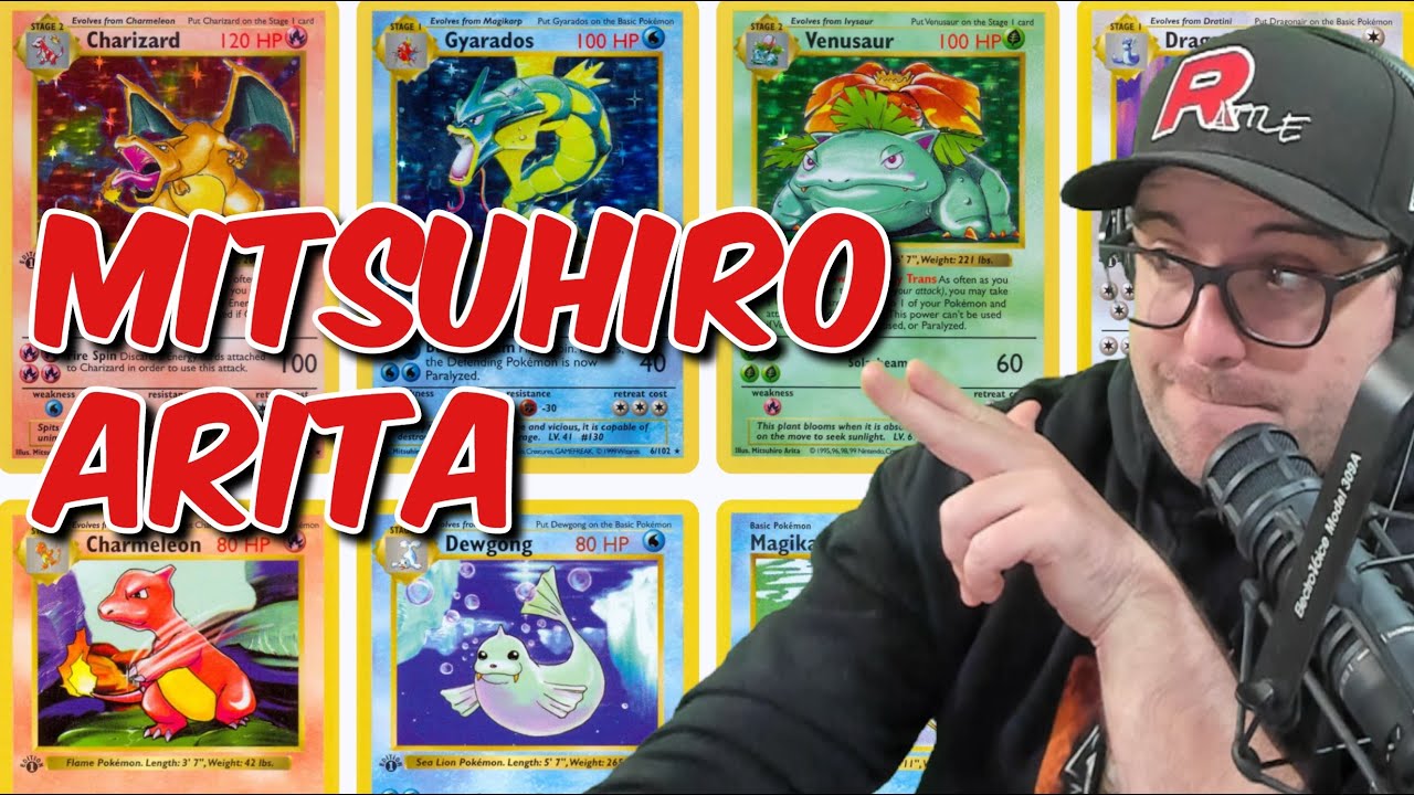Mitsuhiro Arita Pokemon Card Artist Spotlight - YouTube