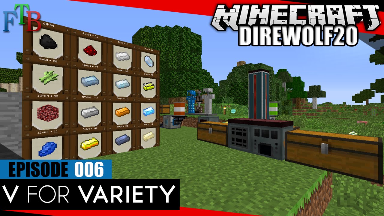 Ore Processing | V for Variety - Direwolf20 FTB | SMP Modded Minecraft ...
