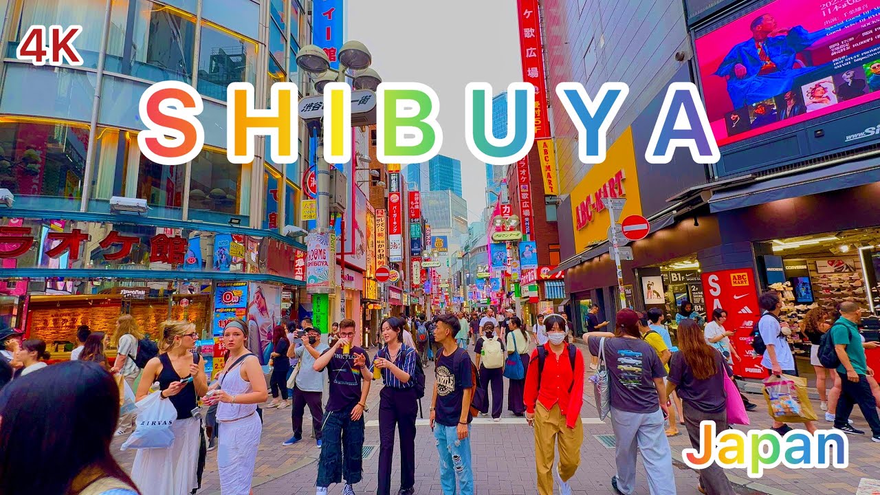 [4K] Sunny Day View of Shibuya City in the Summer. Tokyo, Japan. - YouTube