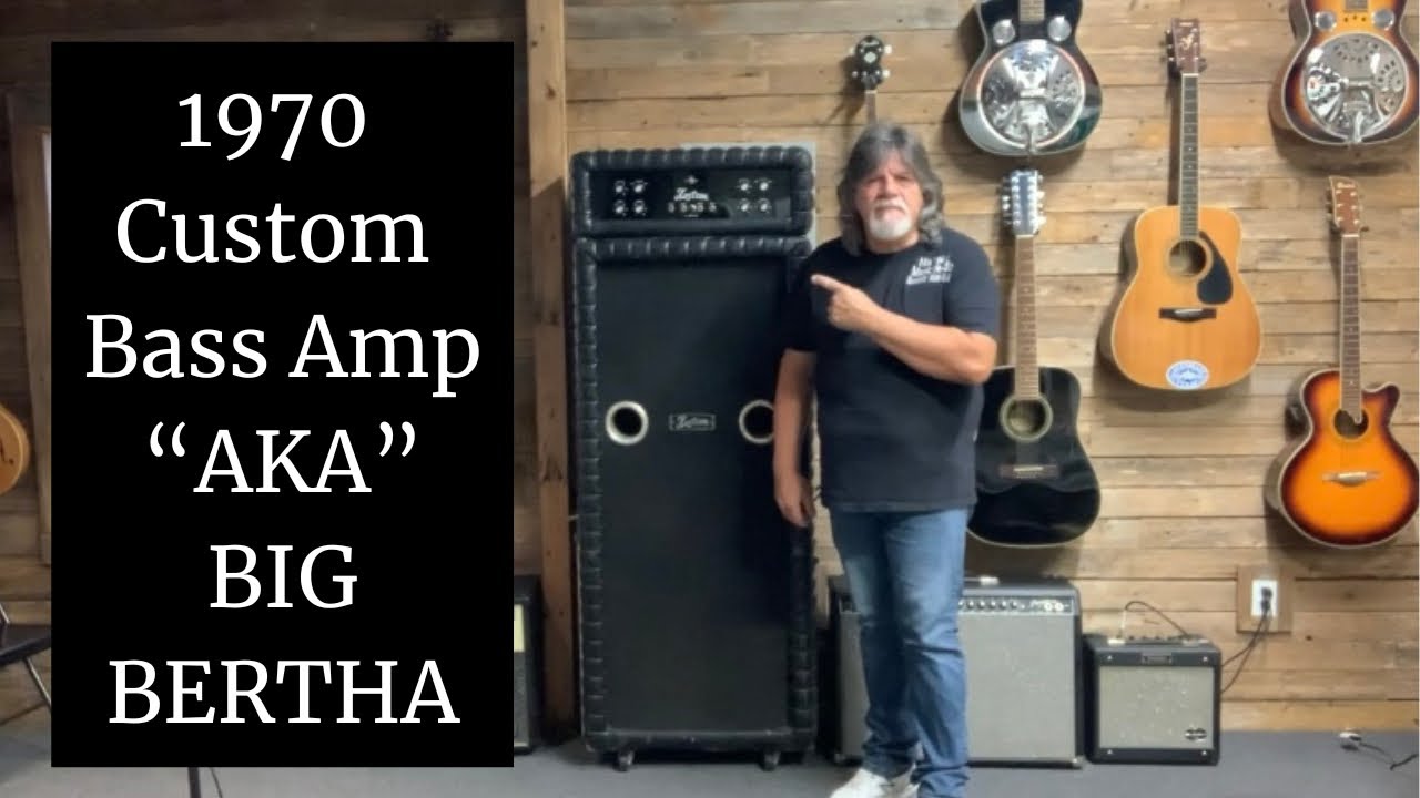 1970 Custom Bass Amp Rig Run Down! - YouTube
