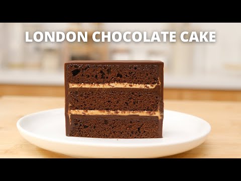 Caramel + Chocolate! LONDON CHOCOLATE CAKE!