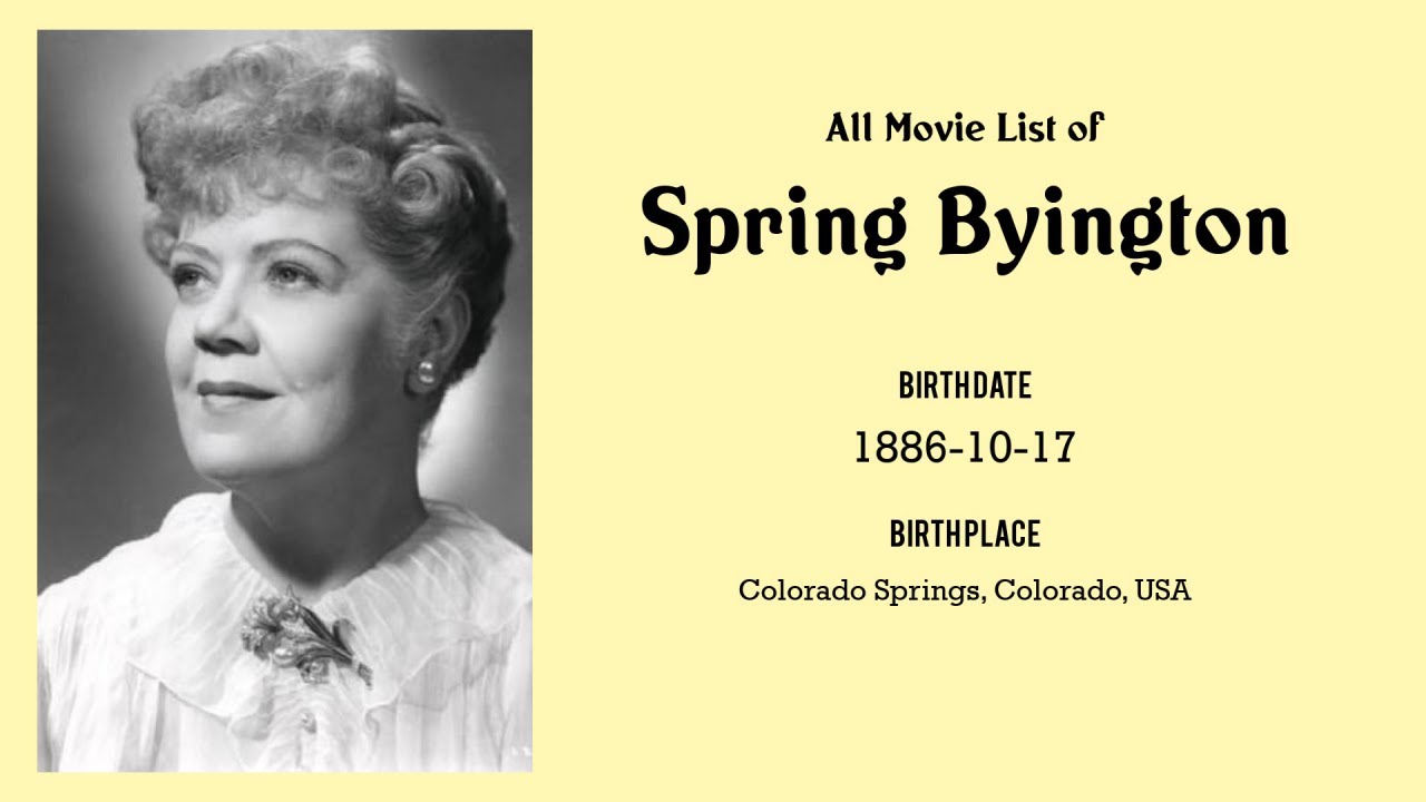 Spring Byington Movies list Spring Byington| Filmography of Spring ...