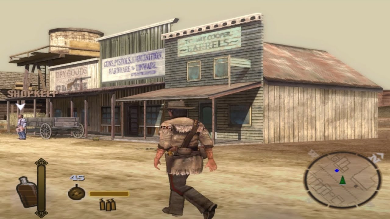 HOW BIG IS THE MAP in Gun (2005)? Walk Across the Map - YouTube