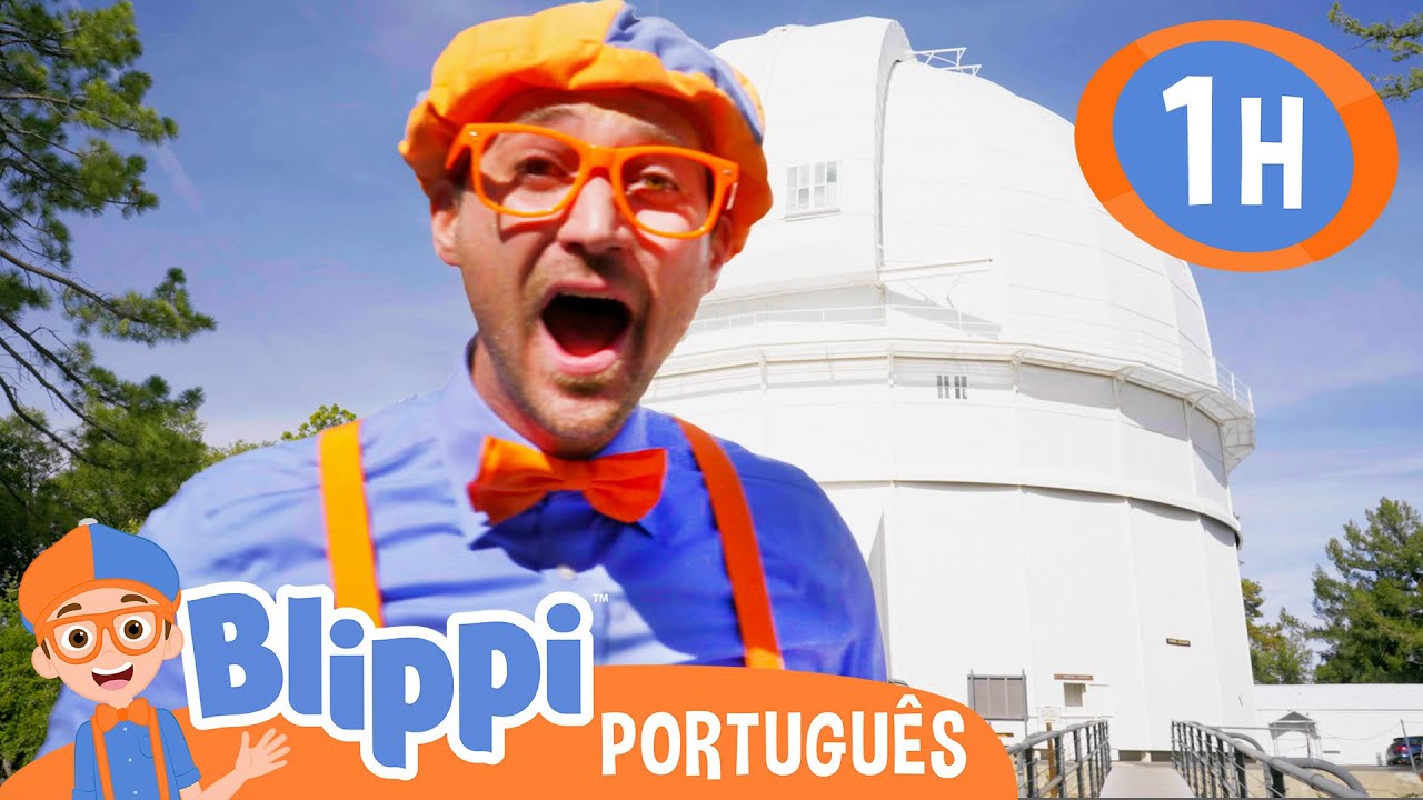 Blippi Visita um Observatório! | 1 HORA DO BLIPPI BRASIL! | Vídeos ...