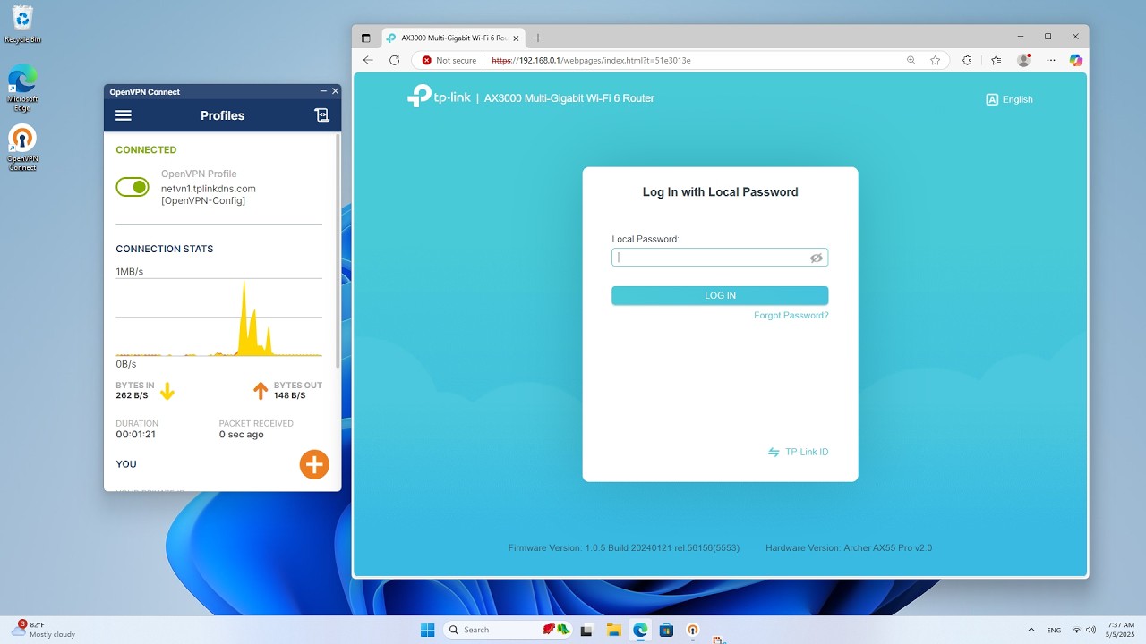 how to use TP-Link as a VPN server with OpenVPN - YouTube