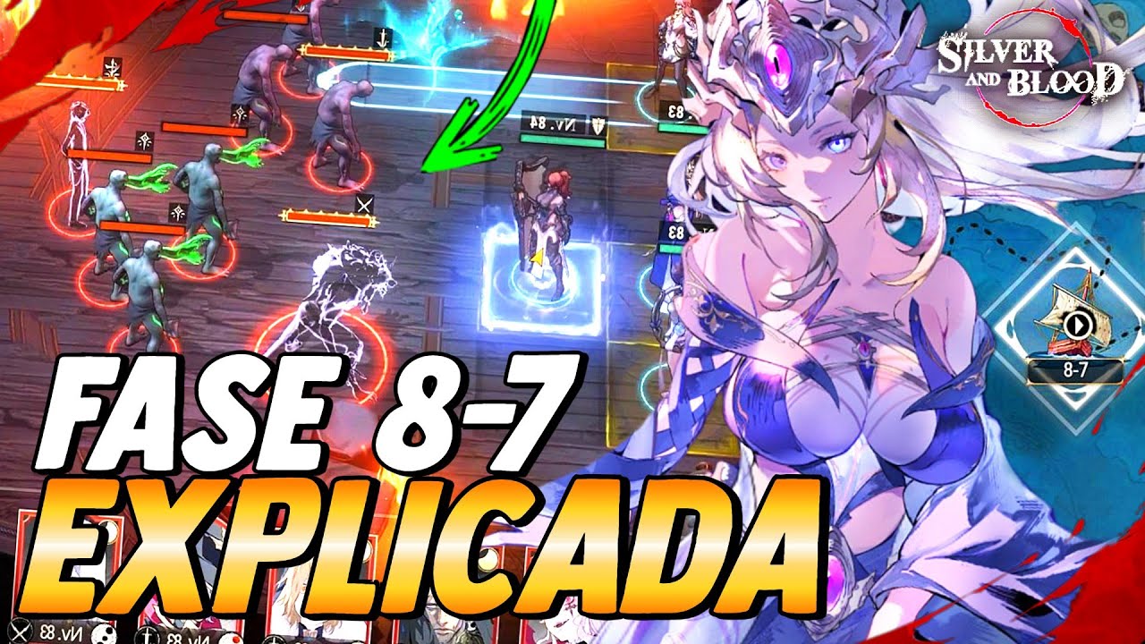 SILVER AND BLOOD! COMO PASSAR A FASE 8-7 FACIL! TIMES, FORMAÇÕES E ...