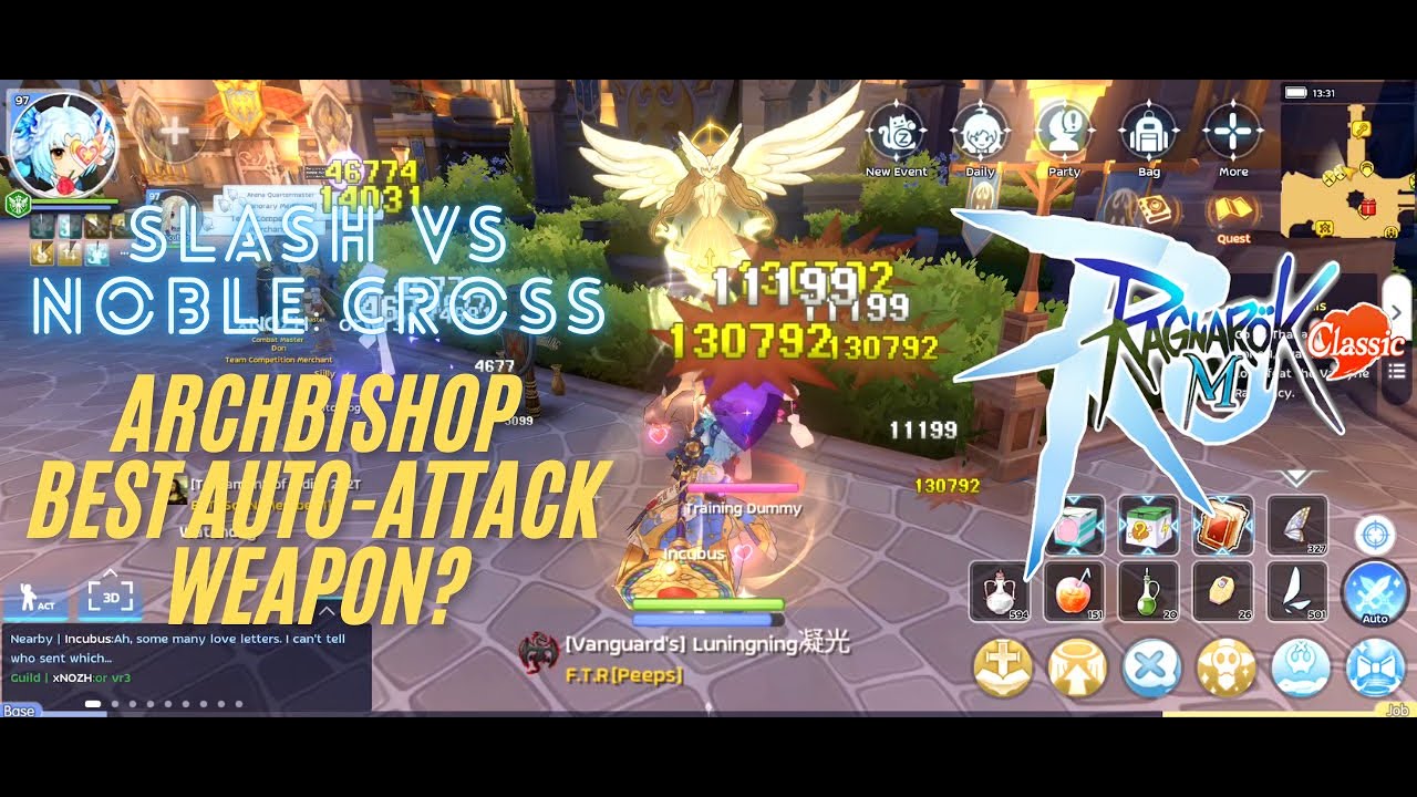 RAGNAROK M: CLASSIC (ROMC) | Auto-Attack Archbishop? | Best Weapon ...