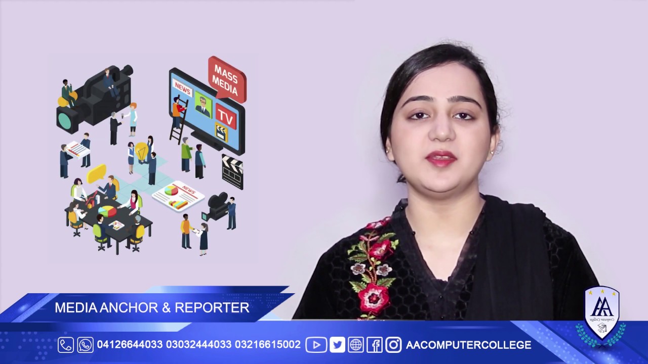 Media Anchor & Reporter Course | AA Computer College - YouTube