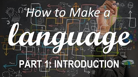 How to Make a Language - YouTube