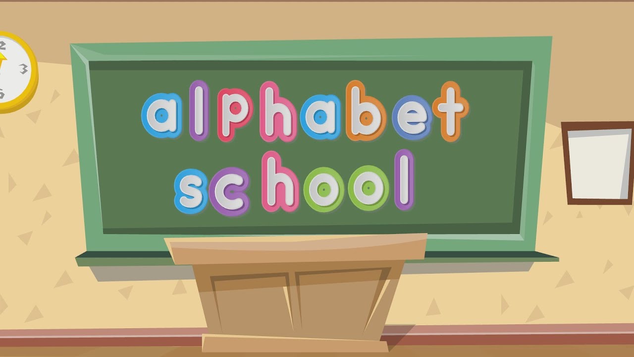 Alphabet School - Learn alphabet and spelling fun - YouTube