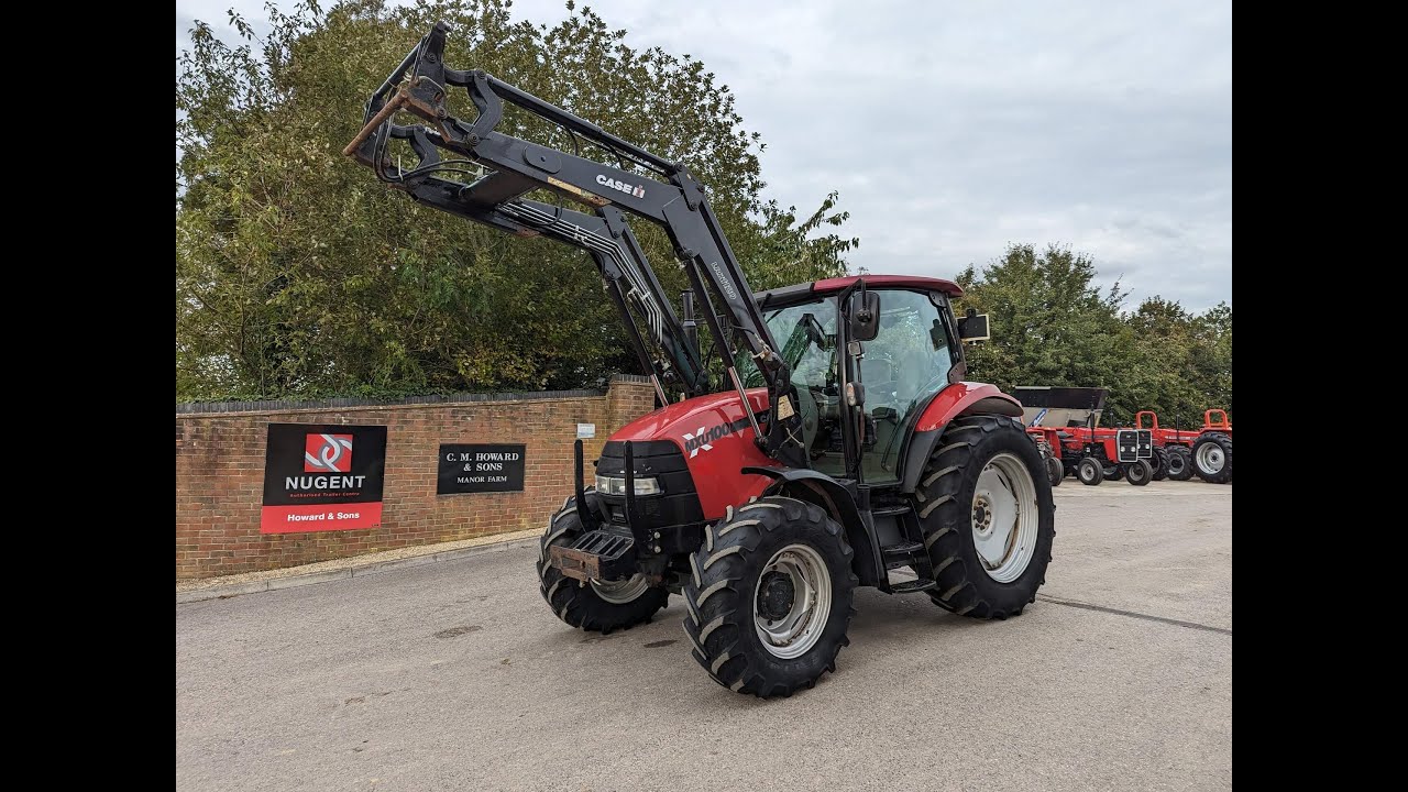 CASE MXU100 TRACTOR WALKAROUND VIDEO - YouTube