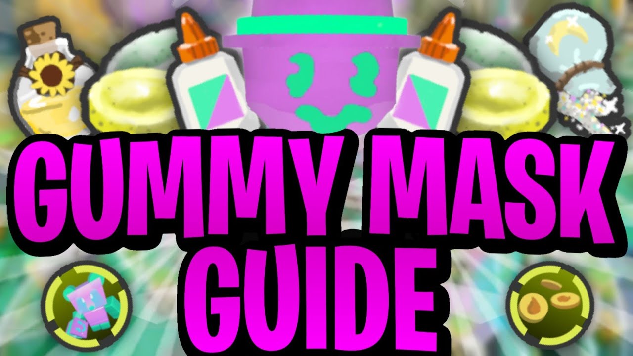 Gummy Mask Guide! *2025* | Roblox Bee Swarm Simulator - YouTube