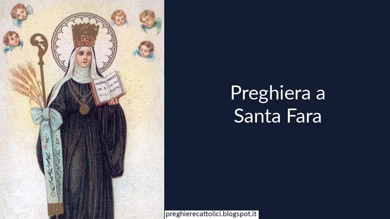 Preghiera a Santa Fara - YouTube