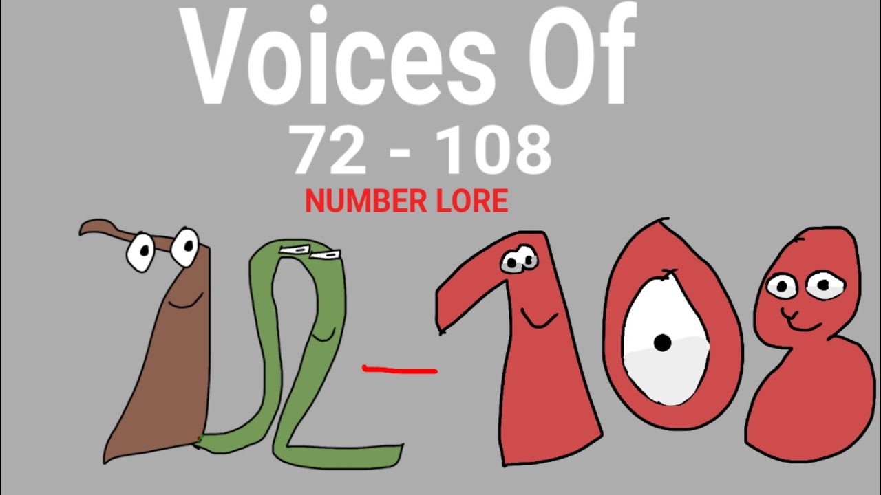 Number Lore Voices Of 72 - 108 Voices! - YouTube