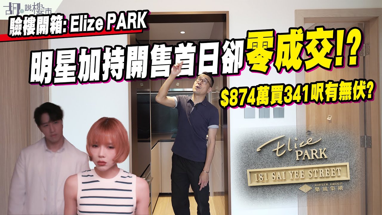 🤯Elize PARK: 驗樓開箱🤯明星加持開售首日卻零成交⁉️$874萬買341呎有無伏 ｜胡‧說樓市 - YouTube