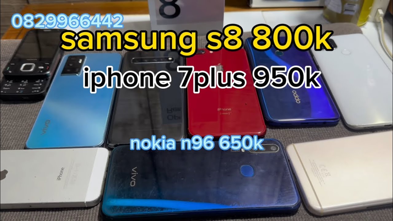 iphone 7plus 950k , iphone 6 650k samssung s8 800k - YouTube