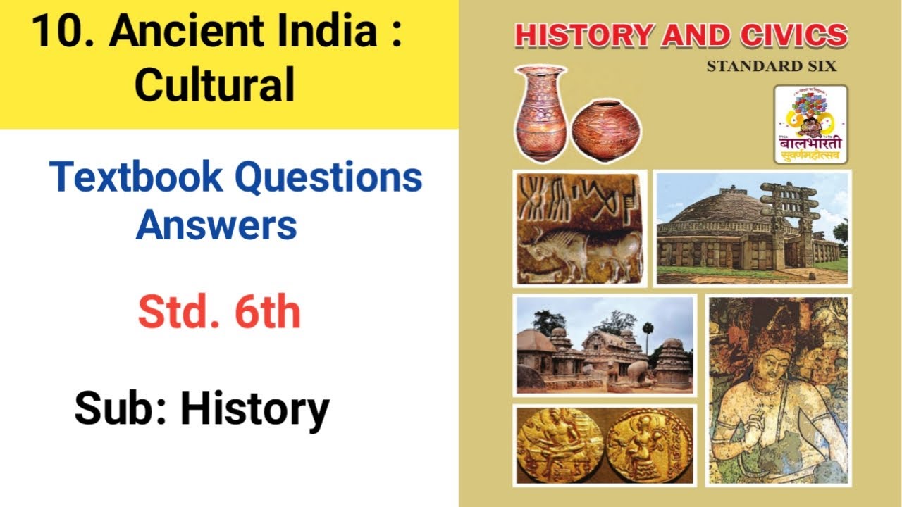 Questions answers | 6th History | 10.Ancient India : Cultural | Study ...