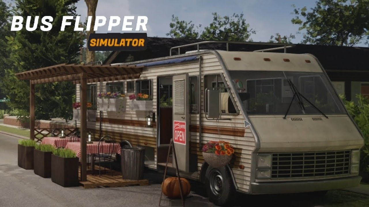First Look Into Mobile Home Flipping Life ~ Bus Flipper Simulator - YouTube