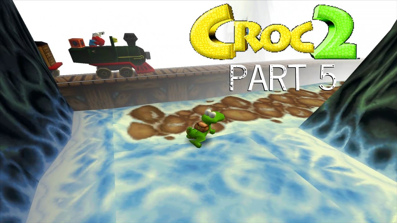 Let's Play Croc 2 - Part 5: Explosives and Trains - YouTube