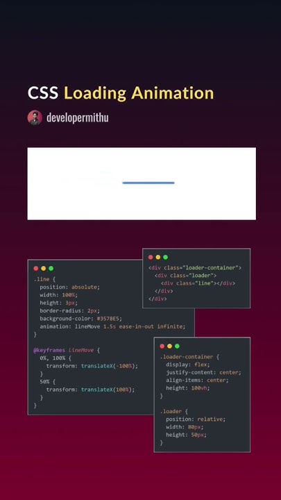 Css Loading Animation Css Tutorial For Beginners Css Css3 Cssanimation Shorts Youtube