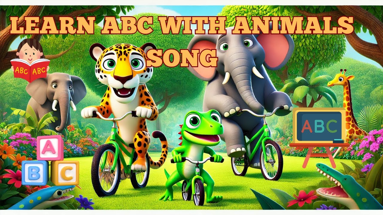 Learn ABC with animals| fun sing along song | Little Learners Rhymes ...