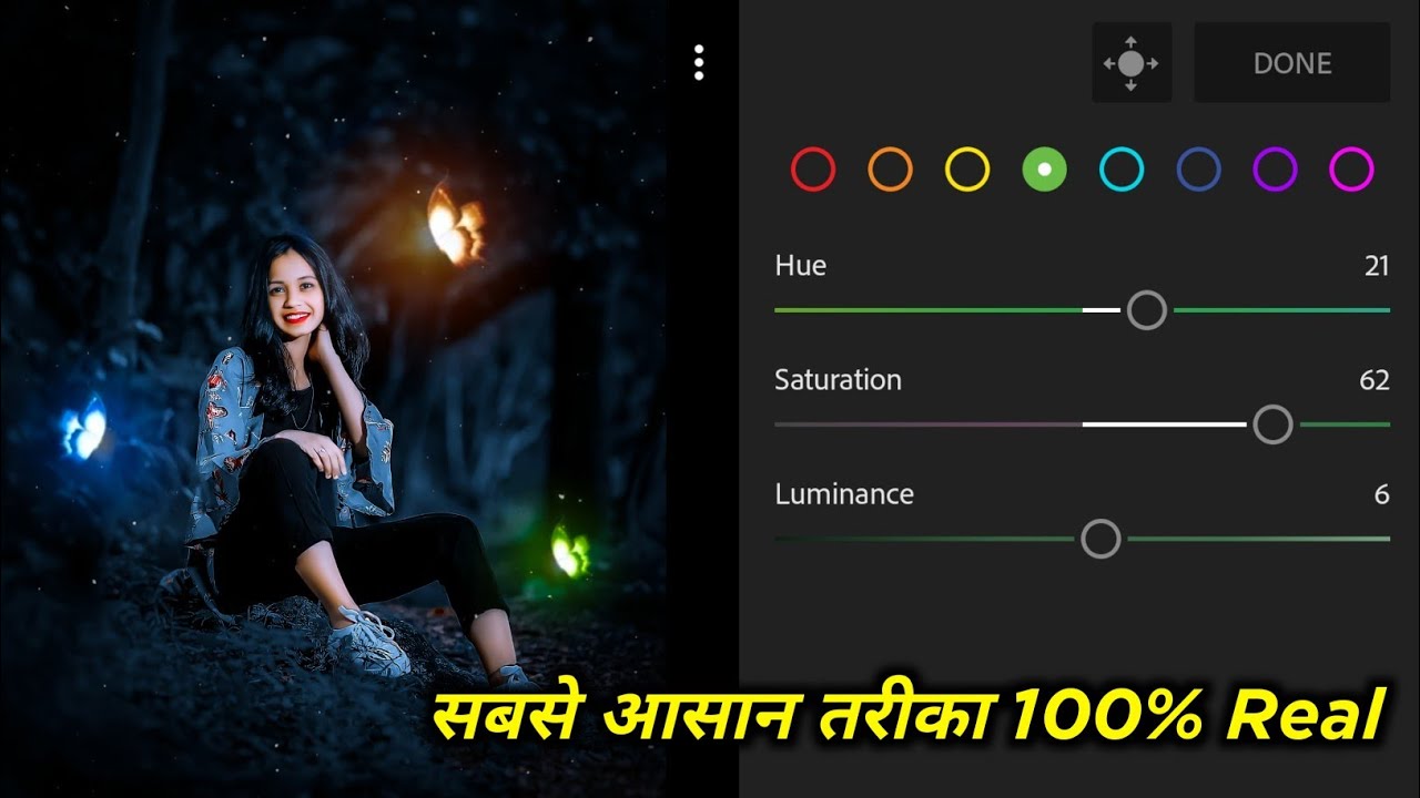 Lightroom Butterfly Glowing Effect | Lightroom Photo Editing Trick ...