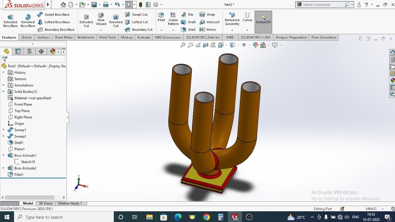 Solidworks CAD model design | CAD Design | Solidworks tutorial for ...