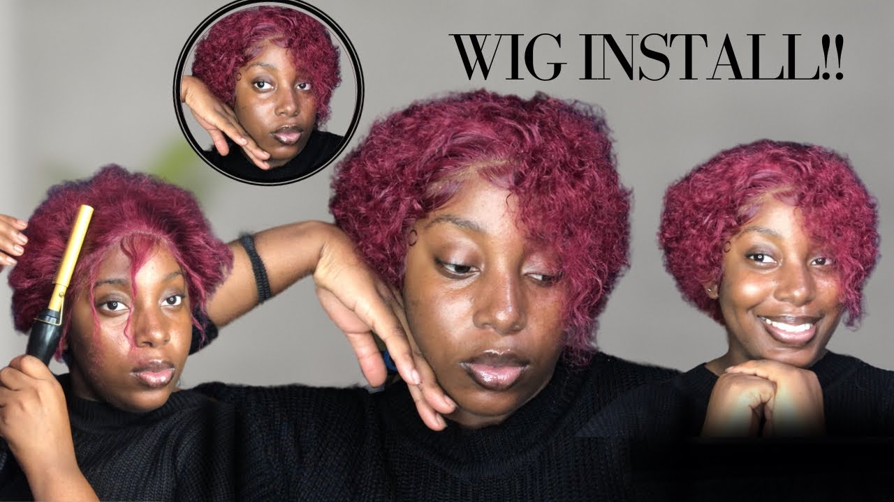 PIXIE WIG INSTALLATION - YouTube