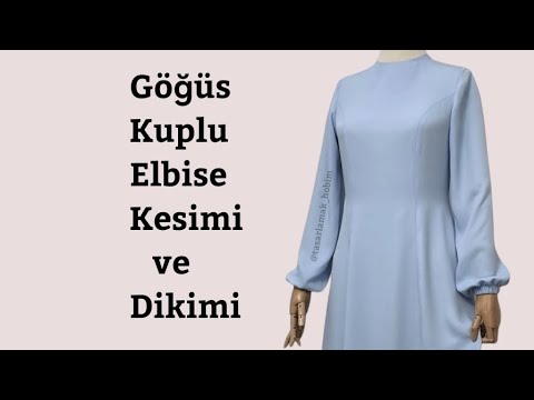 Göğüs Kuplu Elbise Dikimi (204, 205,206)