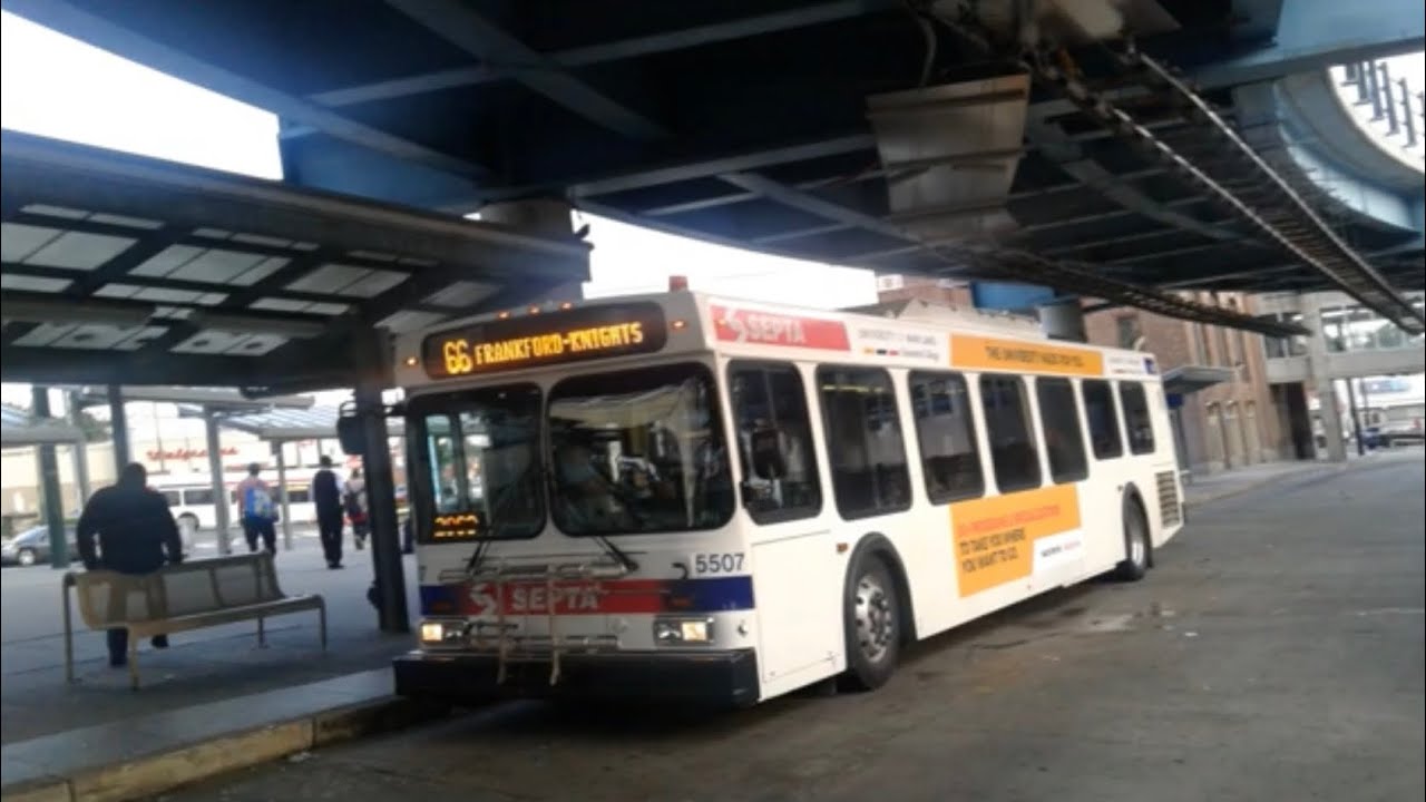 SEPTA Route 66: 2002 New Flyer D40LF #5507 Audio/Ride - YouTube
