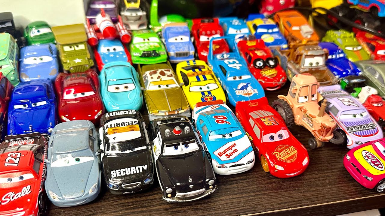 Cars 1/2/3 : Lightning McQueen on the Road, Sally, Hudson, Chick Hicks ...