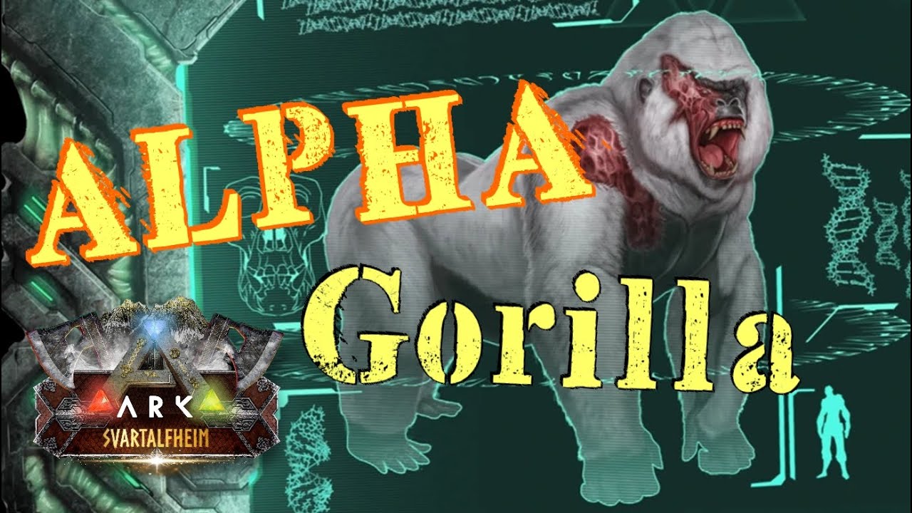 Gigantopithecus (Gorilla) Alpha Boss Fight - Svartalfheim - Ark ...