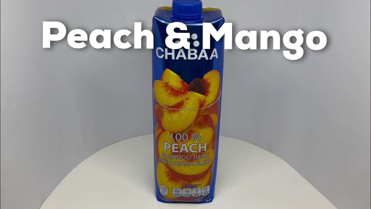 Chabaa Peach & Mango Juice - YouTube