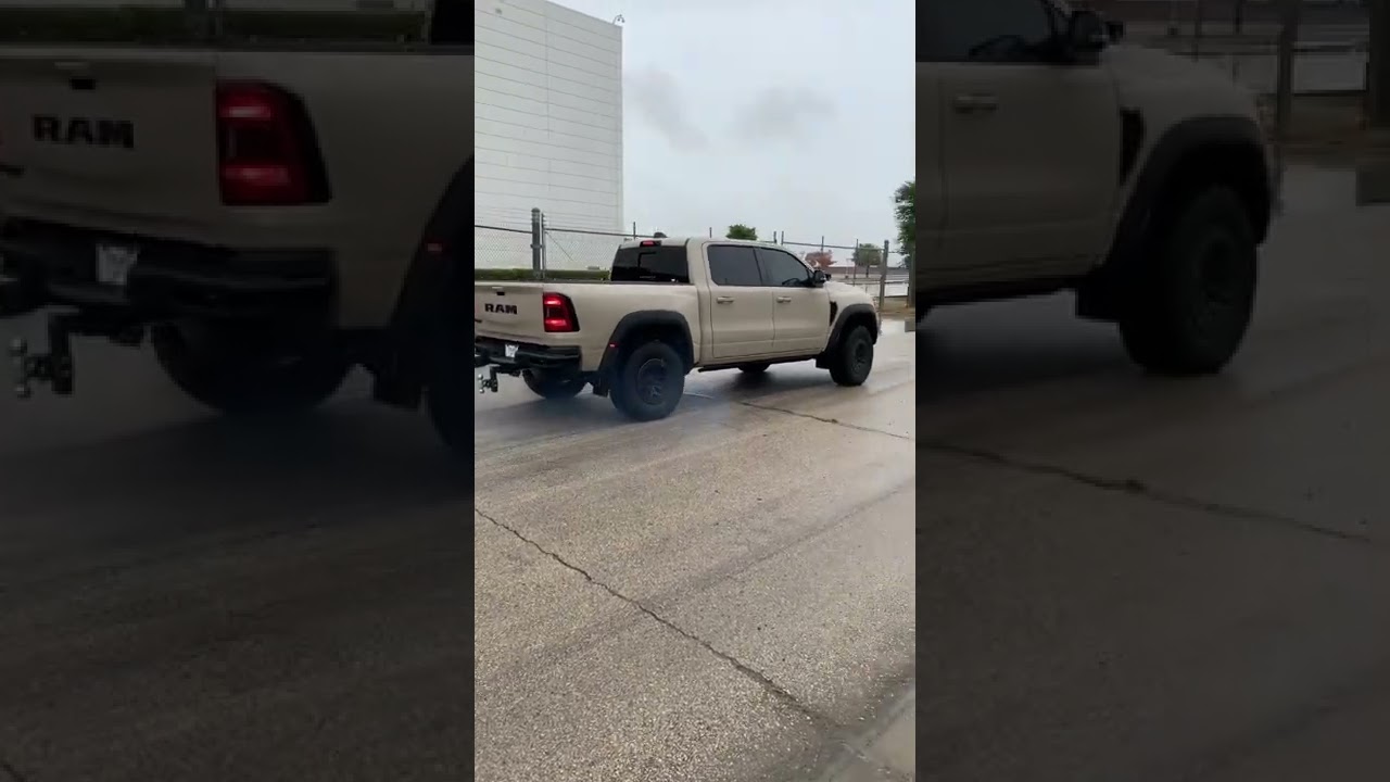 Ram trx burnout - YouTube