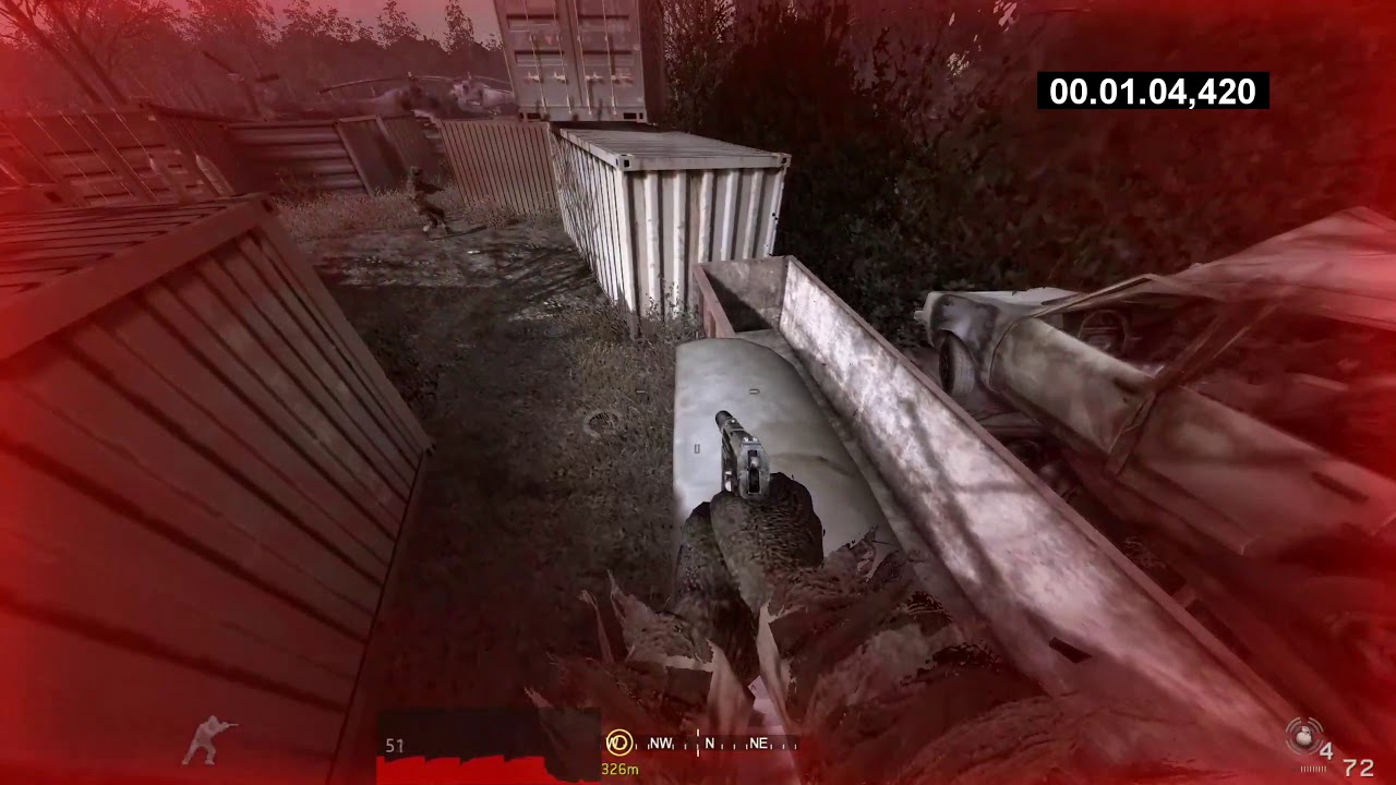 CoD4 All Ghillied Up Speedrun - World Record (2:14,600) - YouTube