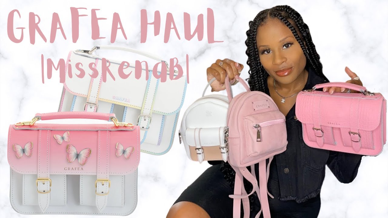 Grafea Handbag Haul!!! | MissRenaB | - YouTube